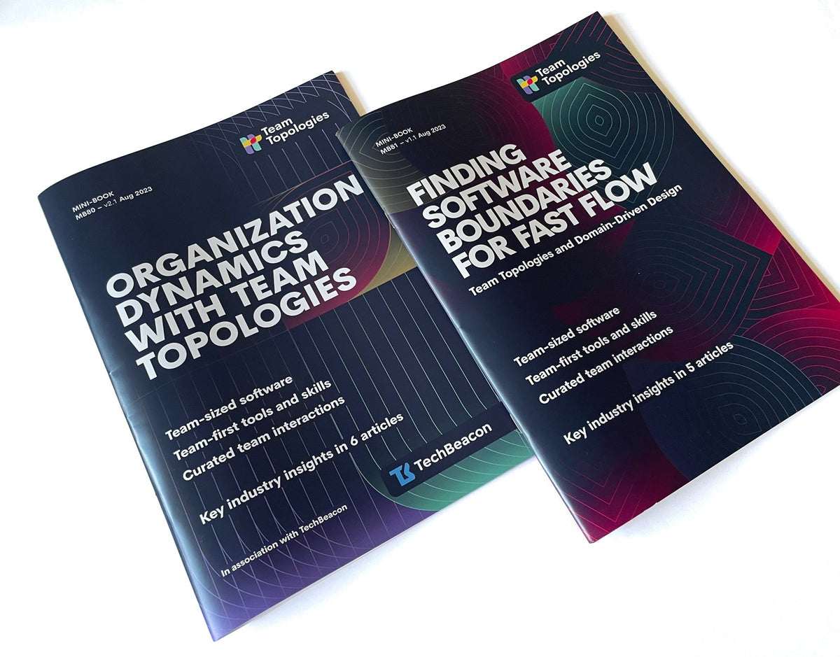 Mini-books on Team Topologies patterns and practices – Agile Stationery Mini-books on Team Topologies patterns and practices – Agile Stationery