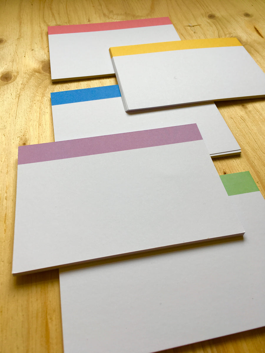 Pro Index Cards - Striped (3/5 colours pack) – Agile Stationery