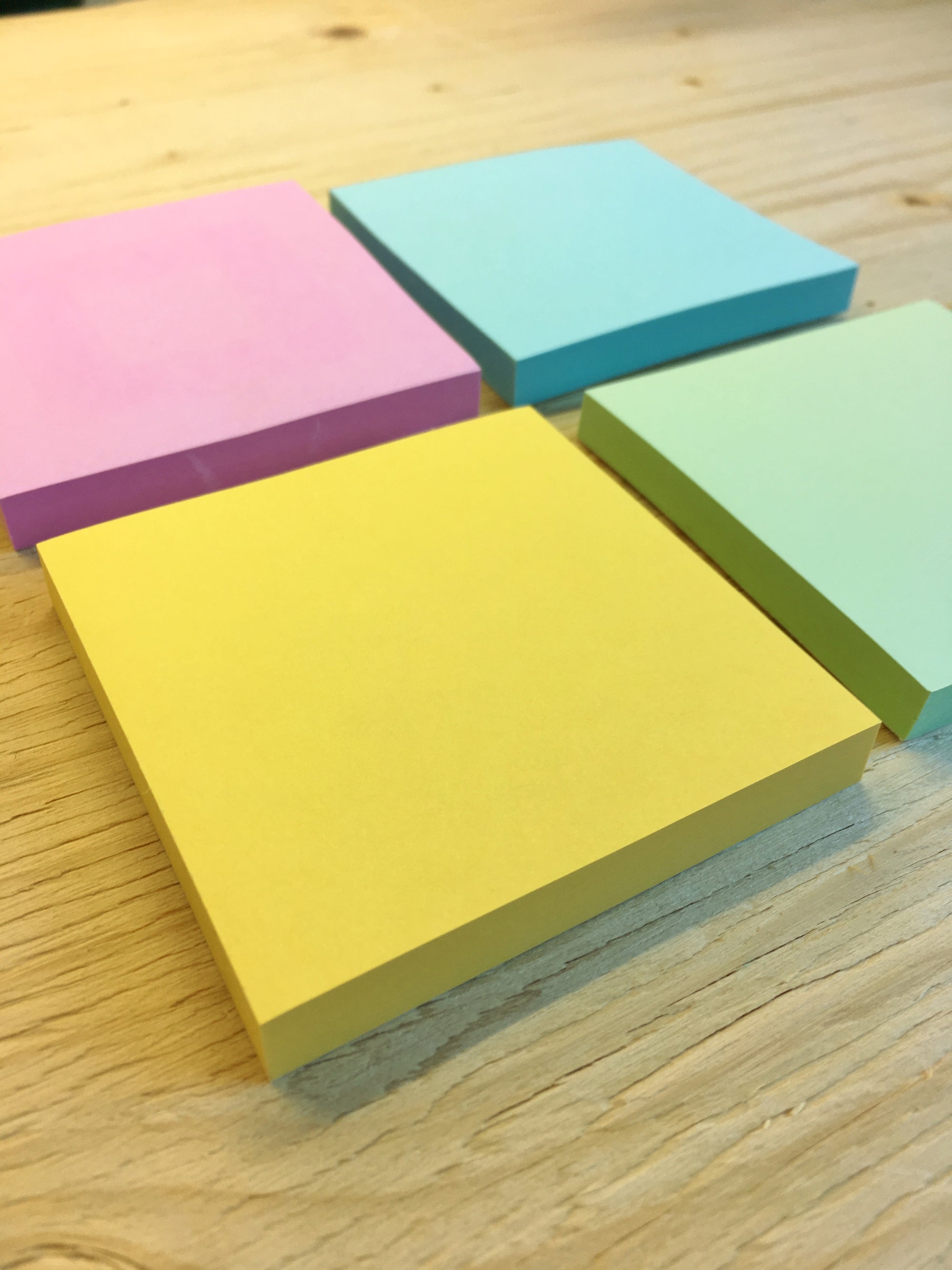 Coloured Stickies with Square Adhesive -12 Pack – Agile Stationery