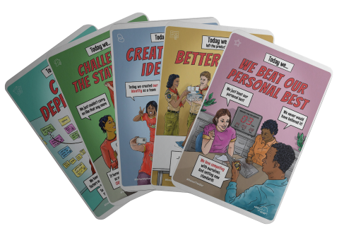 Team Mastery Milestone Cards by Geoff Watts – Agile Stationery