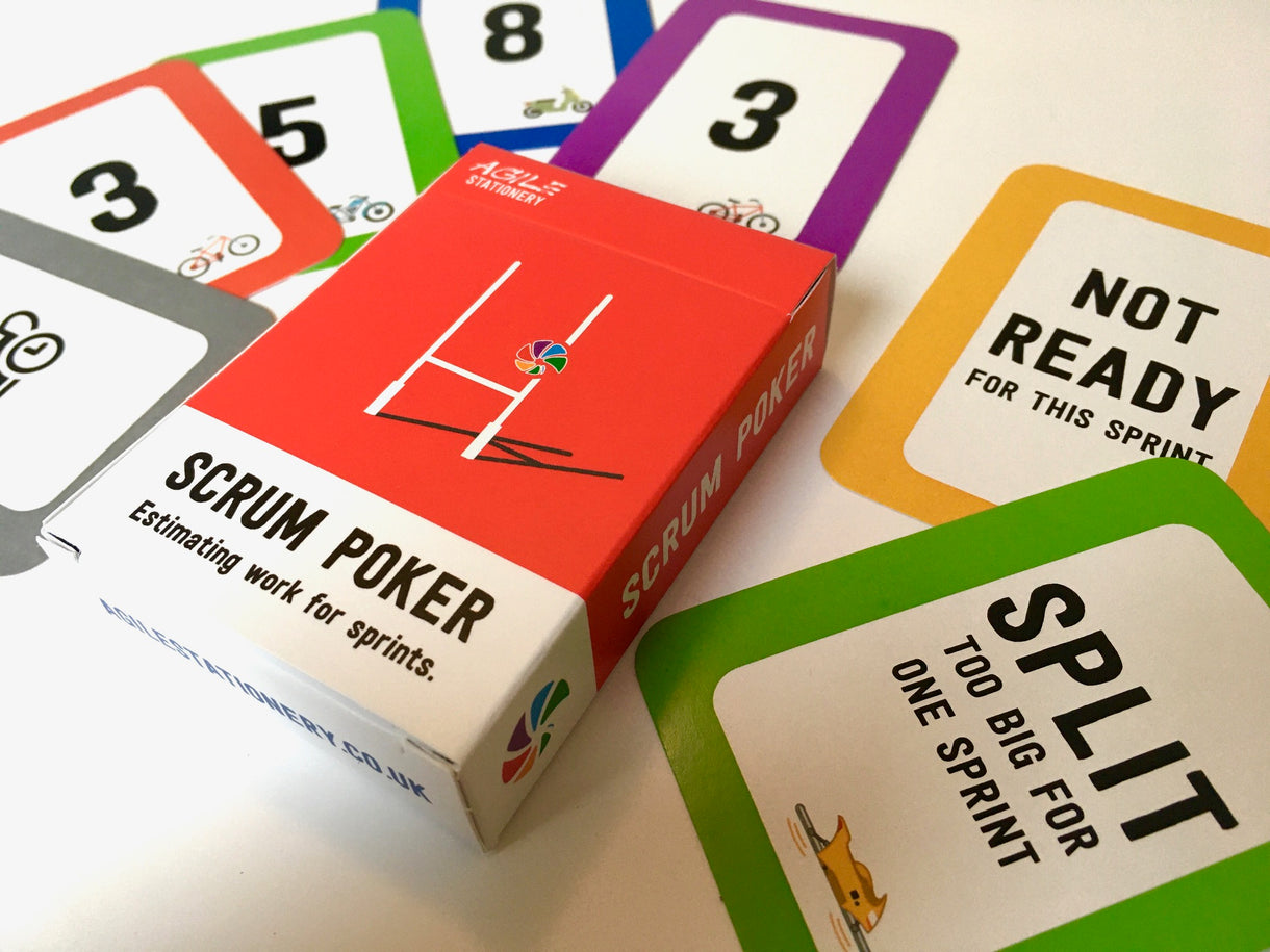 Scrum Planning Poker Cards for 6 Players – Agile Stationery